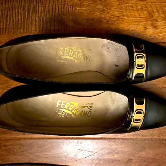 Salvatore Ferragamo | Shoes | Salvatore Ferrgamo Black Vintage Shoes ...
